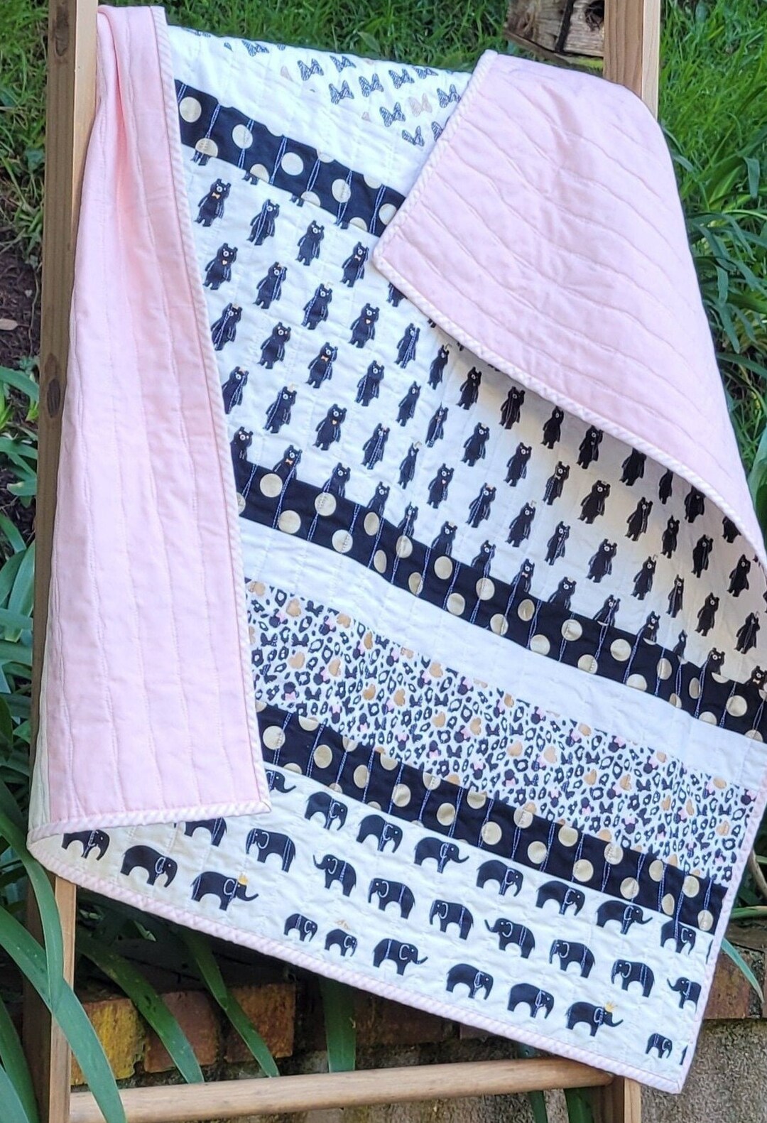 Minnie Mouse Pink Girl Quilt - Etsy