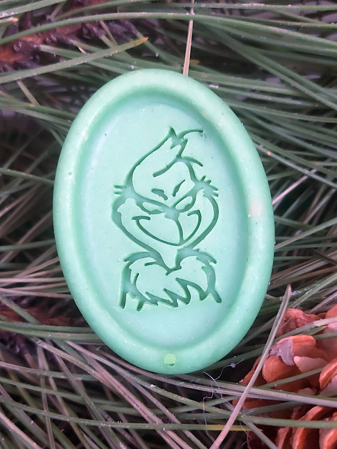 Christmas Grinch Soap Stamp - 1" X 1.61" (25mm Width X 41mm Height) - Etsy
