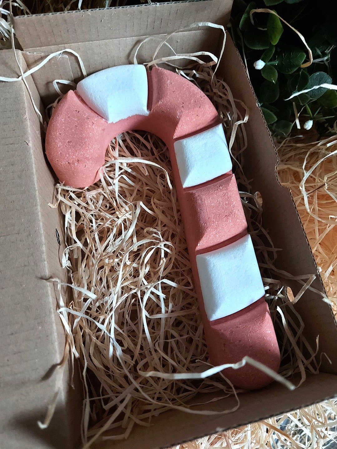 Huge Candy Cane Bath Bomb Mould - 8.00"x4.45" (203mm Width X 113mm ...