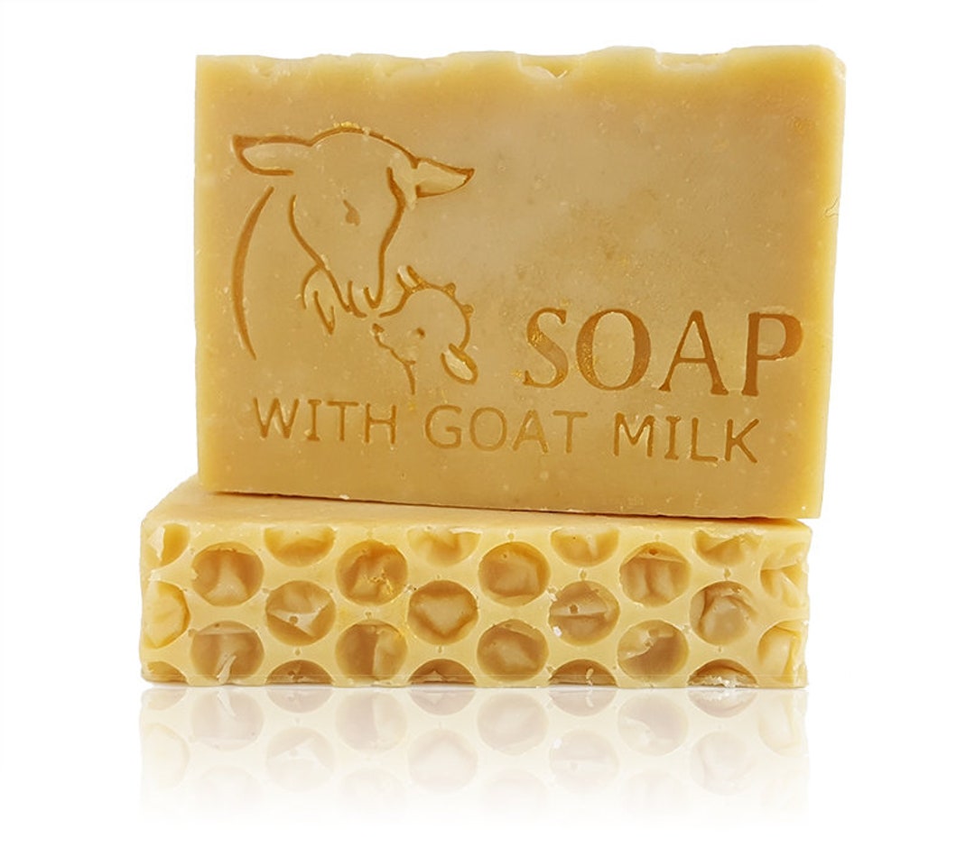 SOAP With Goat Milk Stamp - Footprint 3.14" X 1.81" (80mm Width X 46mm ...