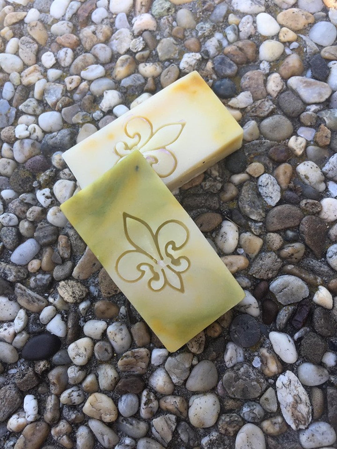 Fleur De Lis Small Soap Stamp - Footprint: 0.86" X 1.06" (22mm X 27mm ...