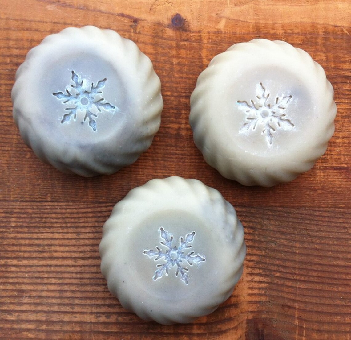 Small Snowflake Soap Stamp Footprint 1 25mm Diameter - Etsy