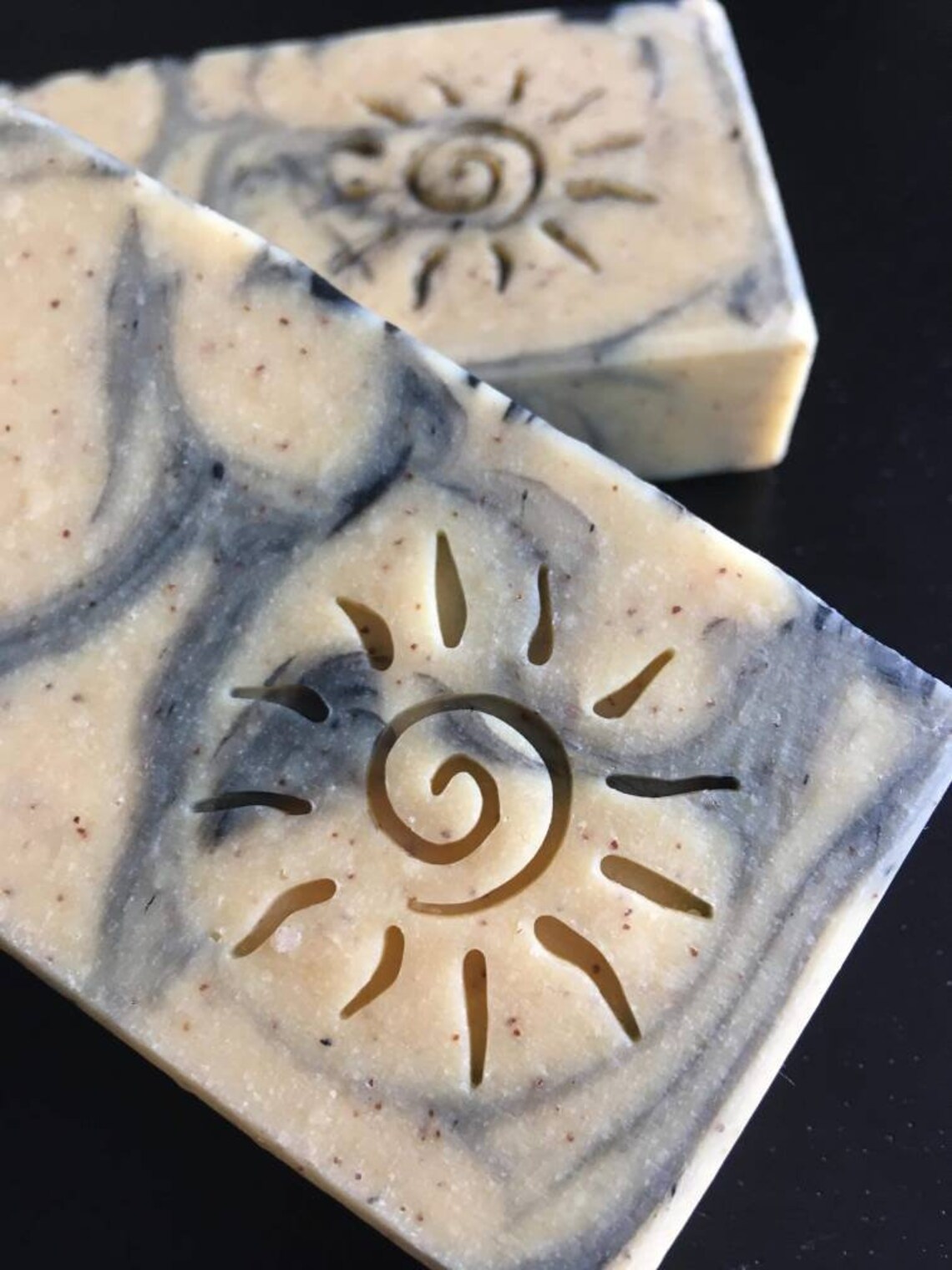 Sunny Swirls Soap Stamp - Footprint: 1.42" X 1.38" (36mm X 35mm) - Etsy