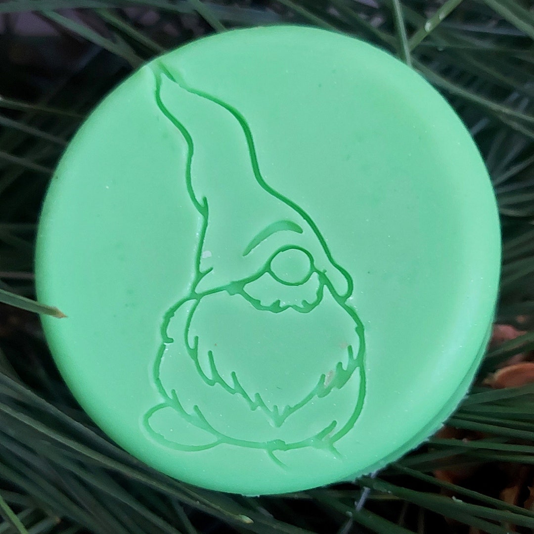 Large Christmas Dwarf Elf Soap Stamp - Footprint 1.65" X 2.09" (42mm ...