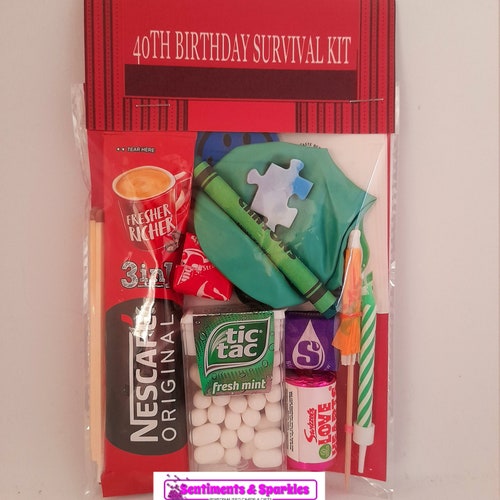 50th Birthday Survival Kit in A Can. Fun Happy Birthday Gift & - Etsy ...