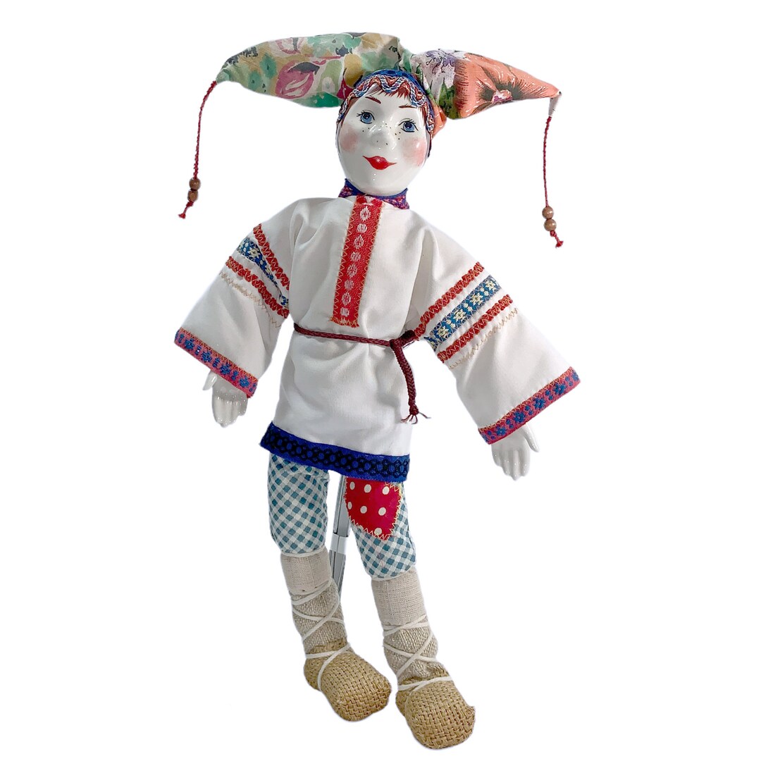 Renaissance Ragdoll Jester Joker Clown Hand Painted Porcelain - Etsy