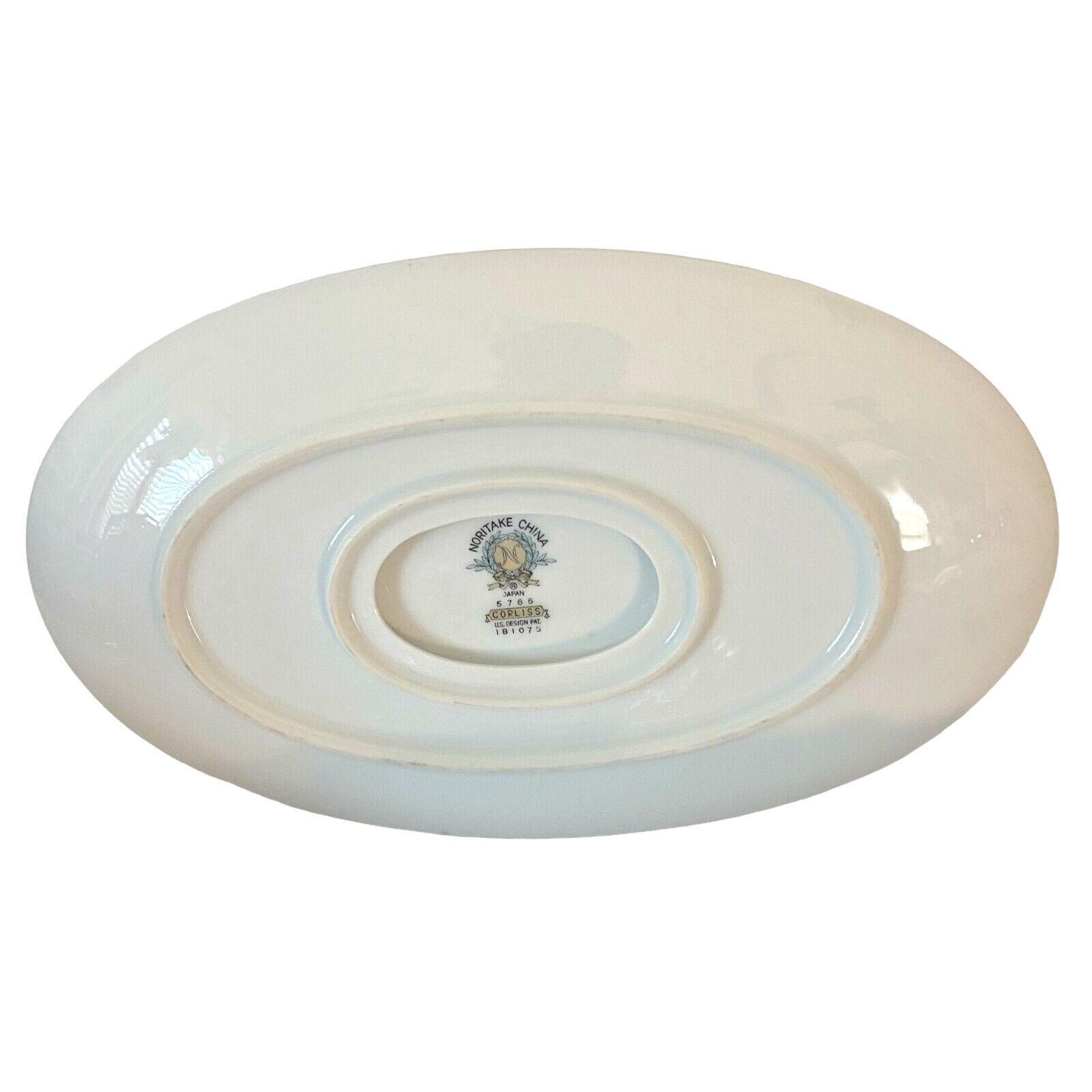 MCM Noritake China Corliss 5765 Foliage Gravy Boat White Platinum Trim ... MCM Noritake China Corliss 5765 Foliage Gravy Boat White Platinum Trim ...