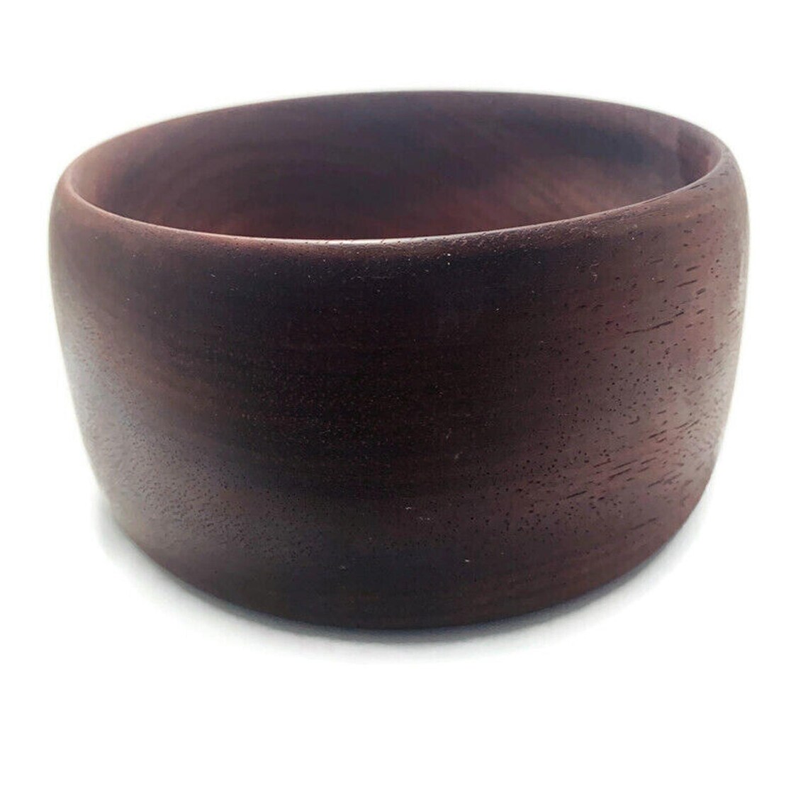 Wooden Handmade Decorative Round Bowl Dish Nuts Candy 6 1/2" D 3 5/8" H ...