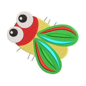 Cute Bug Machine Embroidery Designs, Set of 4, Cute Garden Bug Designs ...