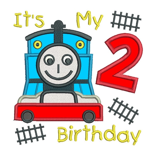 Thomas the Train Embroidery Design - Etsy