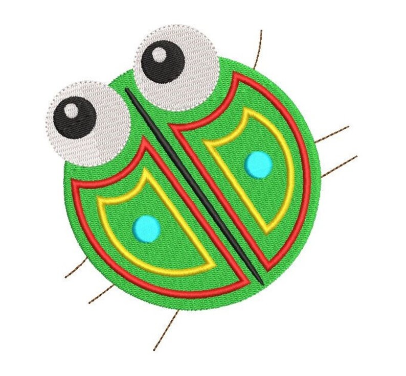 Cute Bug Machine Embroidery Designs, Set of 4, Cute Garden Bug Designs ...