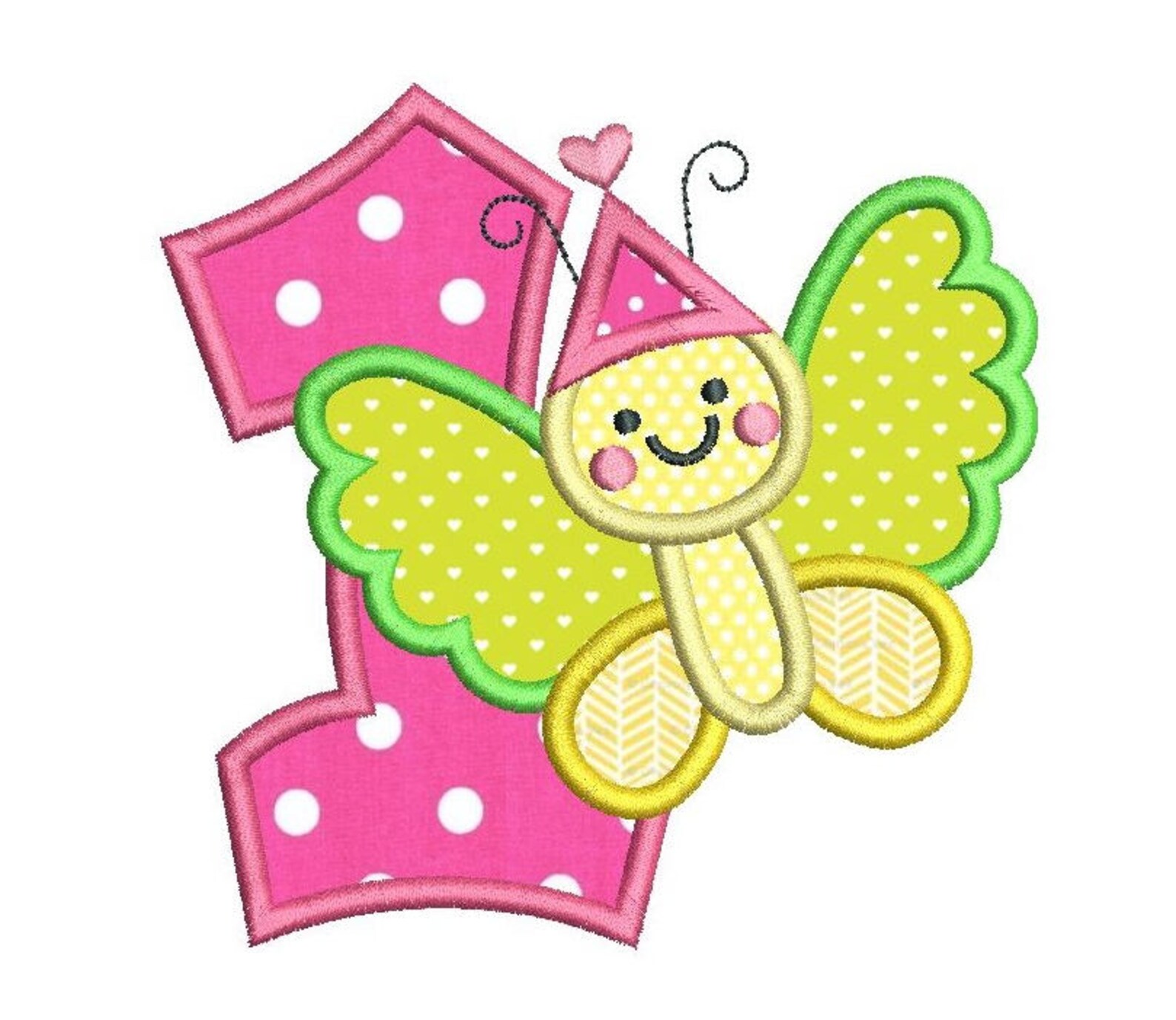 1st Birthday Embroidery Applique Design 1st Birthday - Etsy