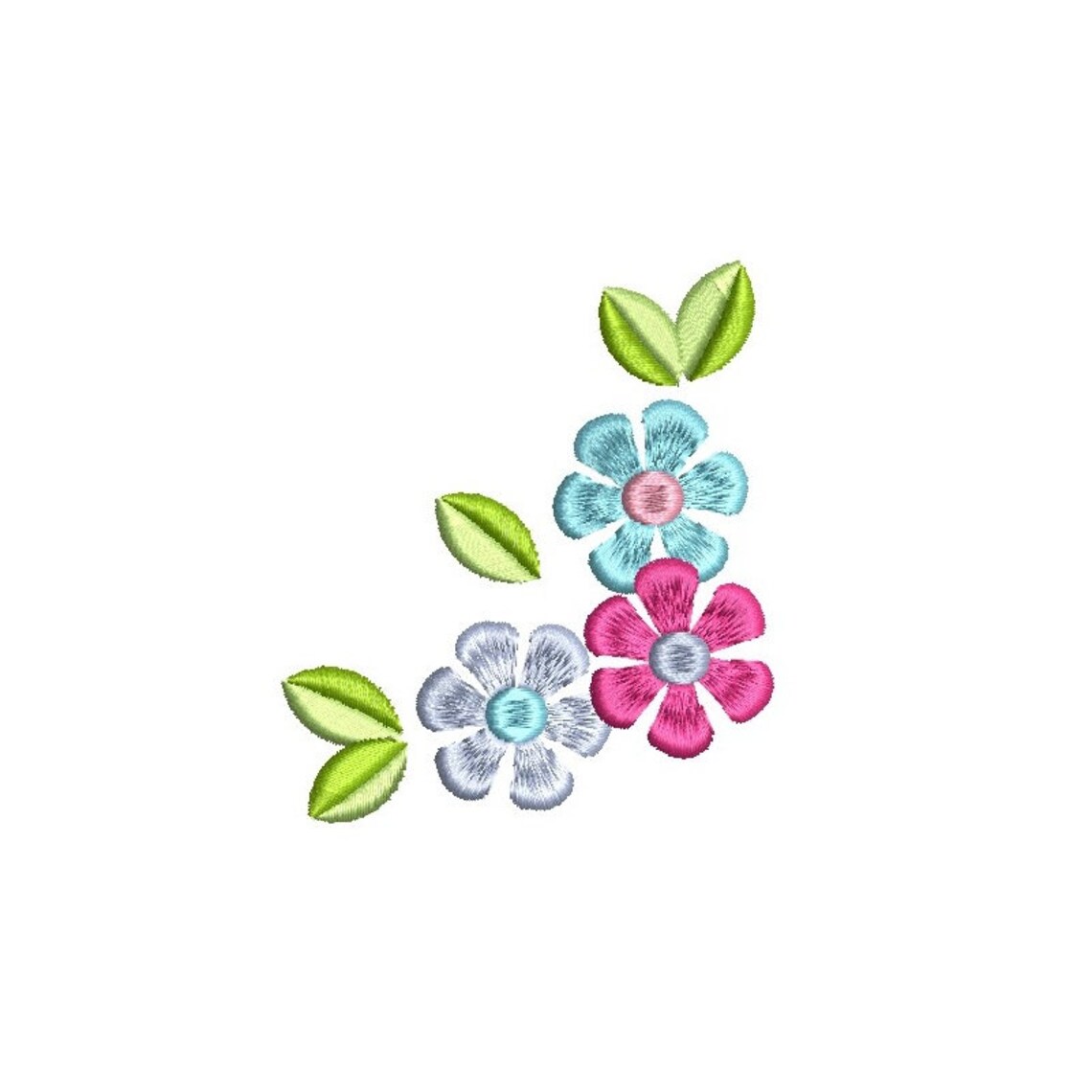 Floral Embroidery Design Flower Embroidery Floral Design - Etsy