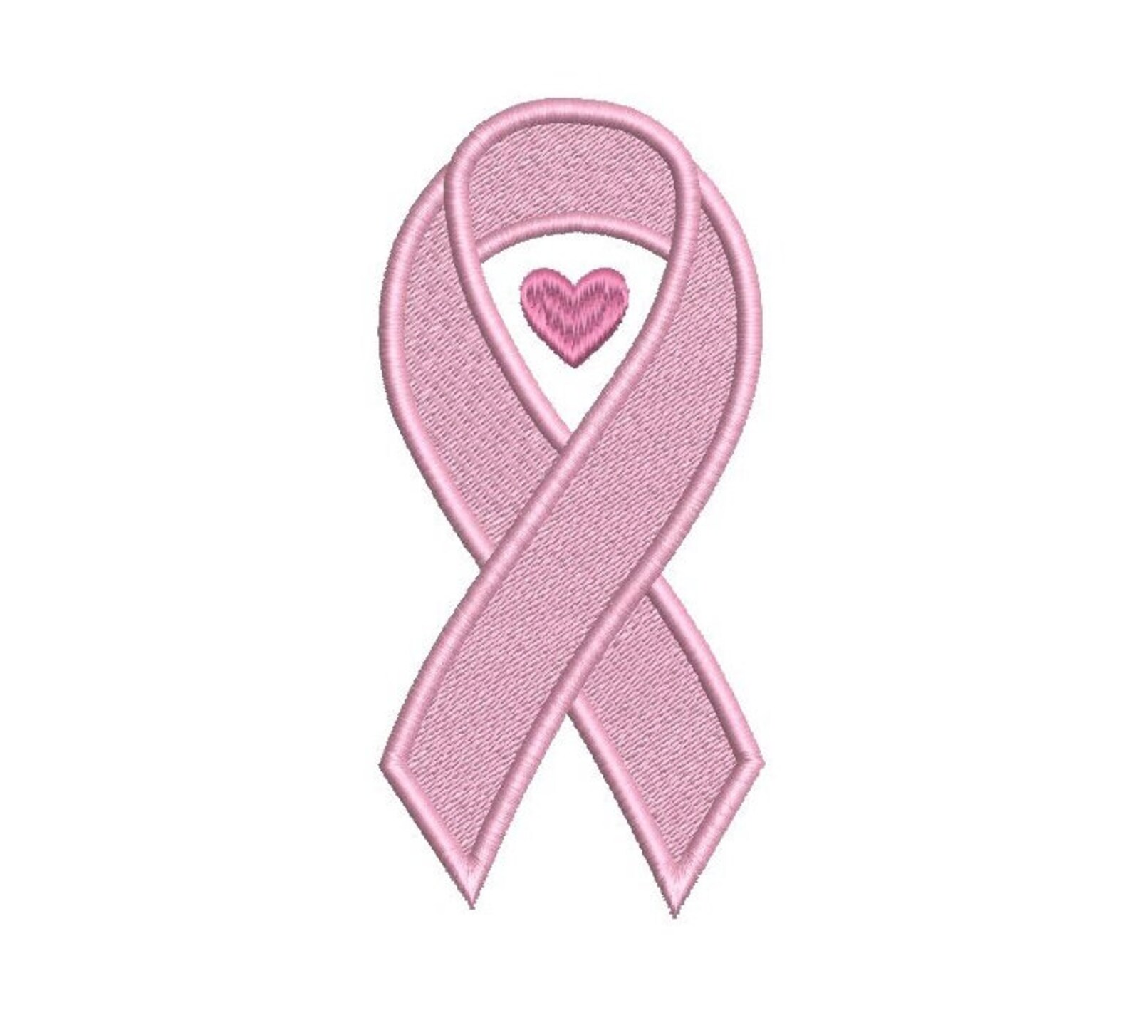 Cancer Ribbon Machine Embroidery Design, Fill Stitch Design, Cancer ...