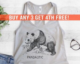 Panda Tank Top | Etsy