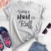 Being A Mom is Ruff T-shirt Ladies Unisex Crewneck Shirt Dog - Etsy