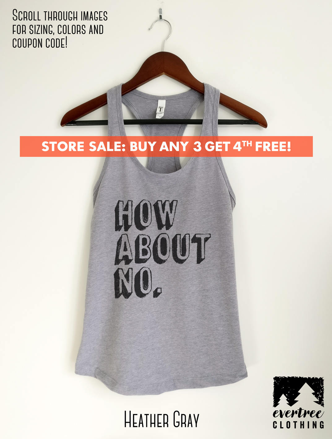 How About No Tank Top Ladies Tank Top Workout Shirt Yoga | Etsy