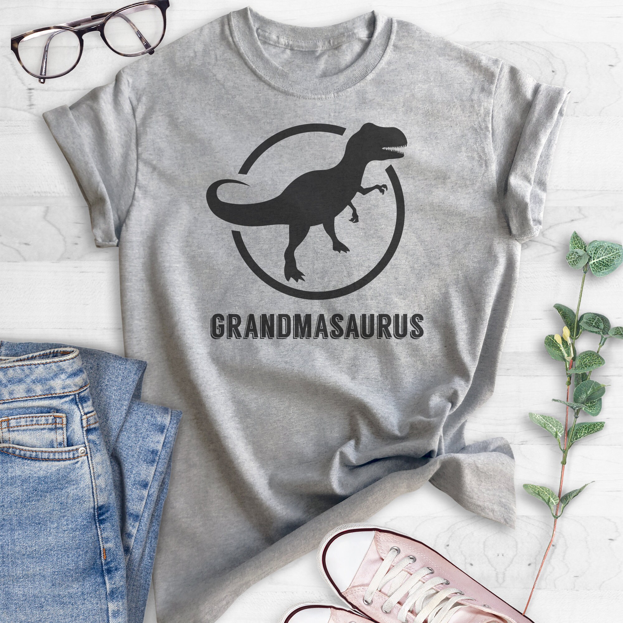 Grandmasaurus T-shirt Ladies Unisex Crewneck Shirt Awesome - Etsy