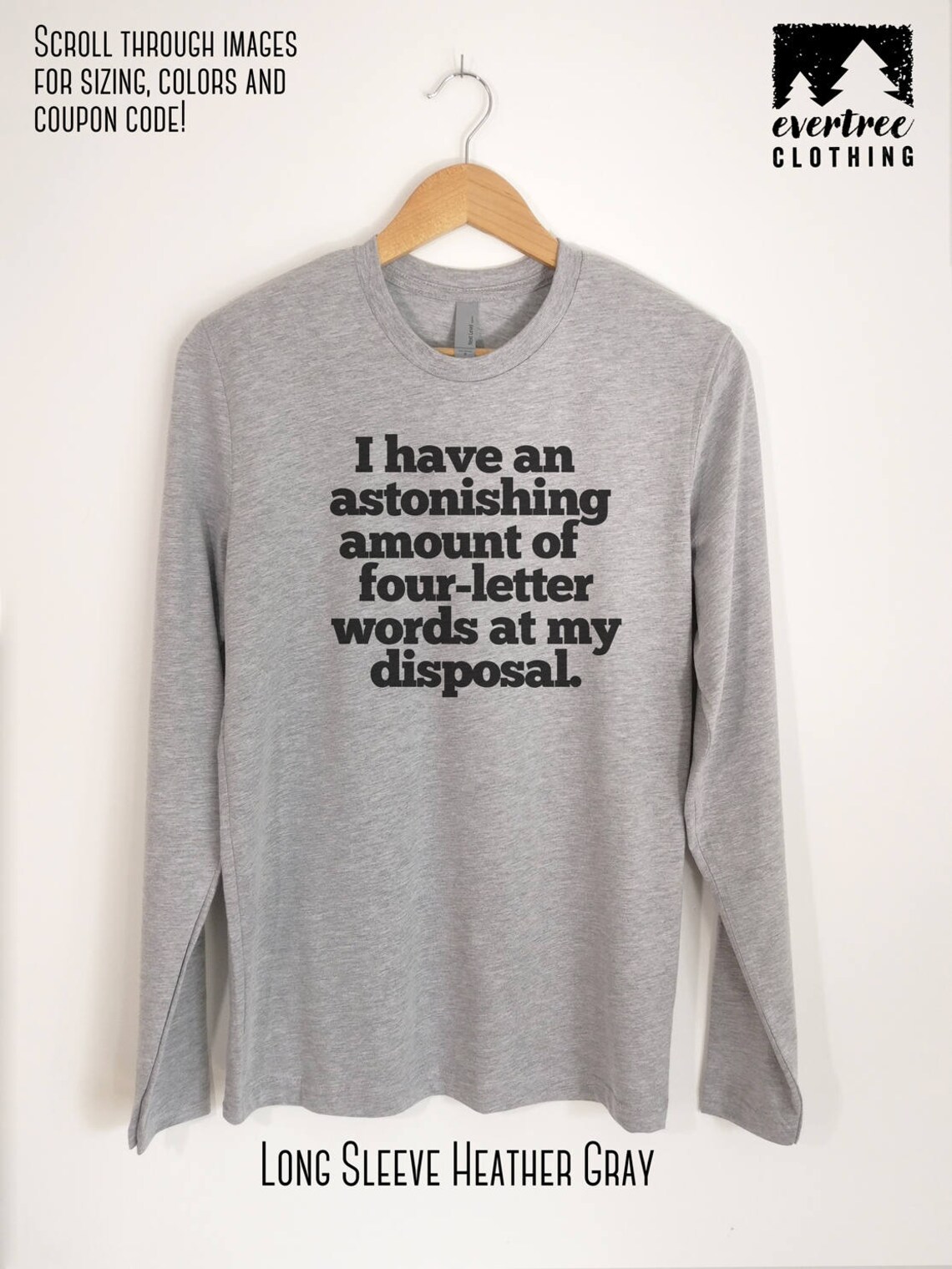 I Have An Astonishing Four-letter Words T-shirt Ladies Unisex | Etsy