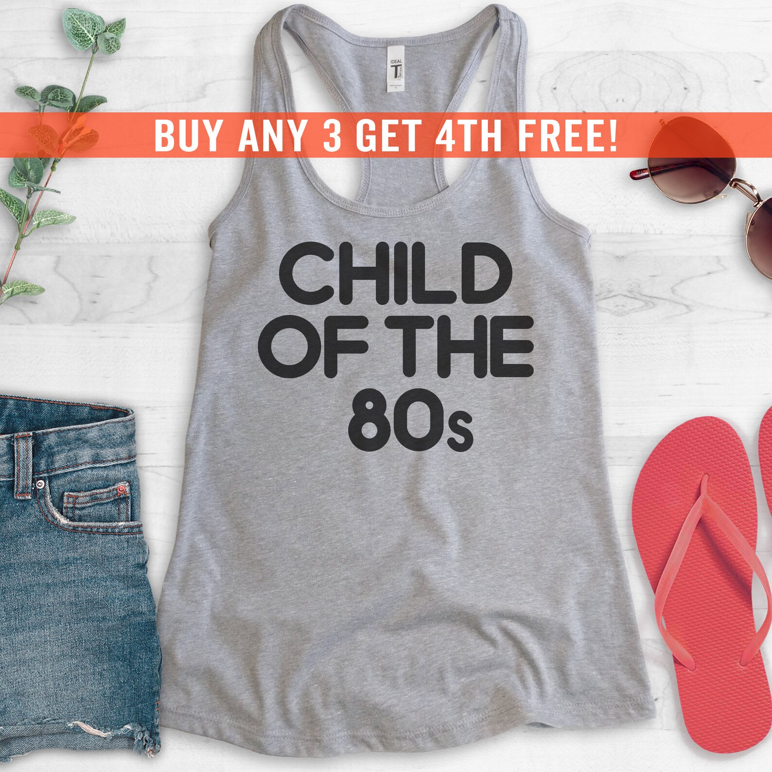 Child of the 80s Tank Top Funny Ladies Tank Top Ladies | Etsy