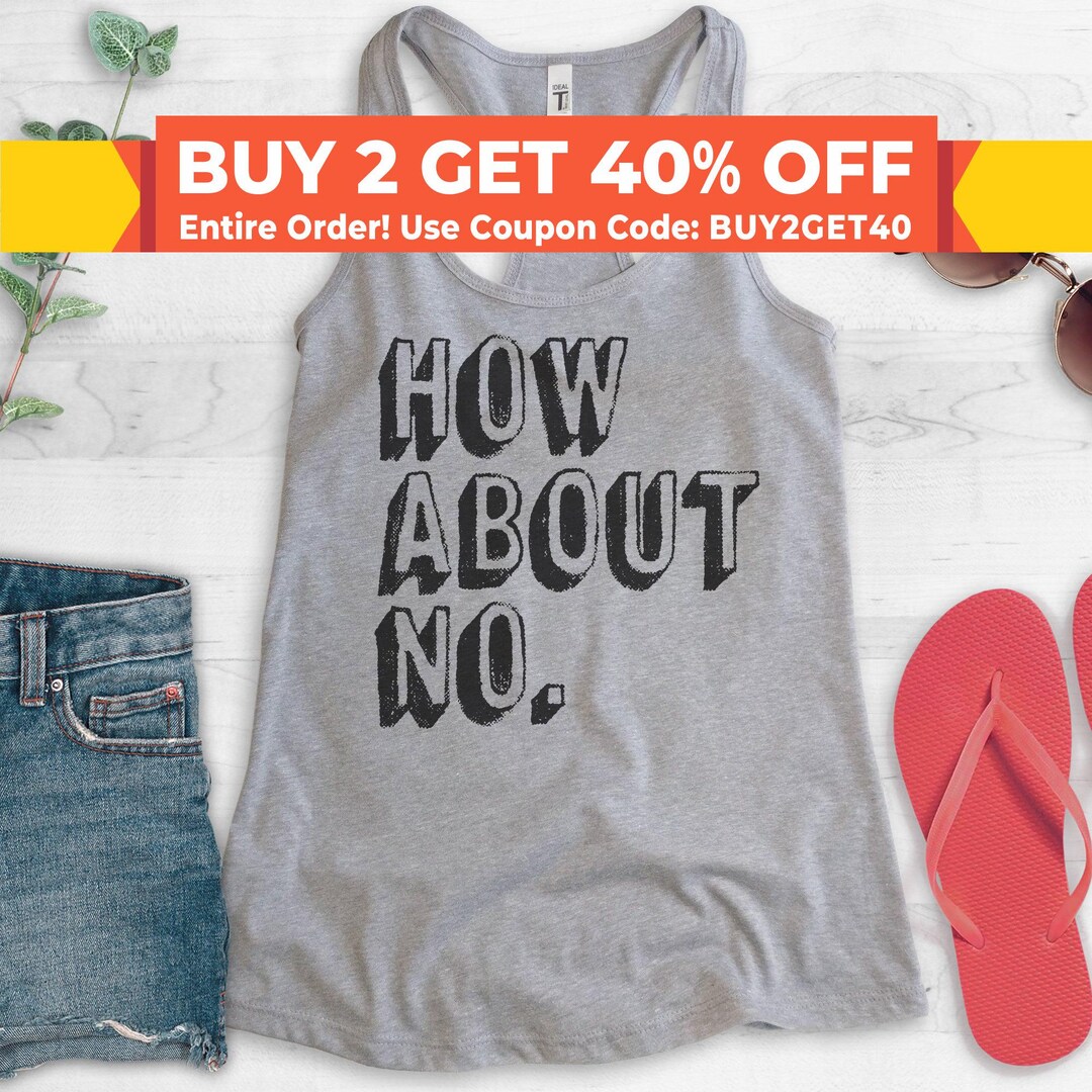 How About No Tank Top, Ladies Tank Top, Workout Shirt, Yoga Tank Top ...