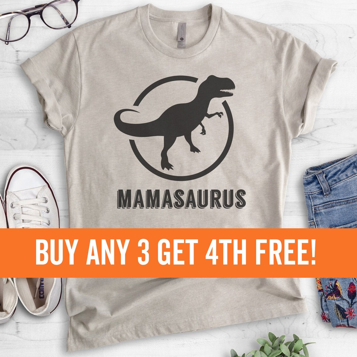 Mamasaurus T-shirt Ladies Unisex Crewneck Shirt Awesome Mom - Etsy