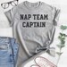 Nap Team Captain T-shirt Ladies Unisex Crewneck Heather - Etsy