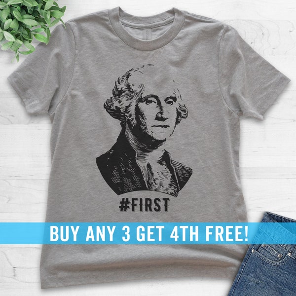 George Washington Kids Shirt - Etsy