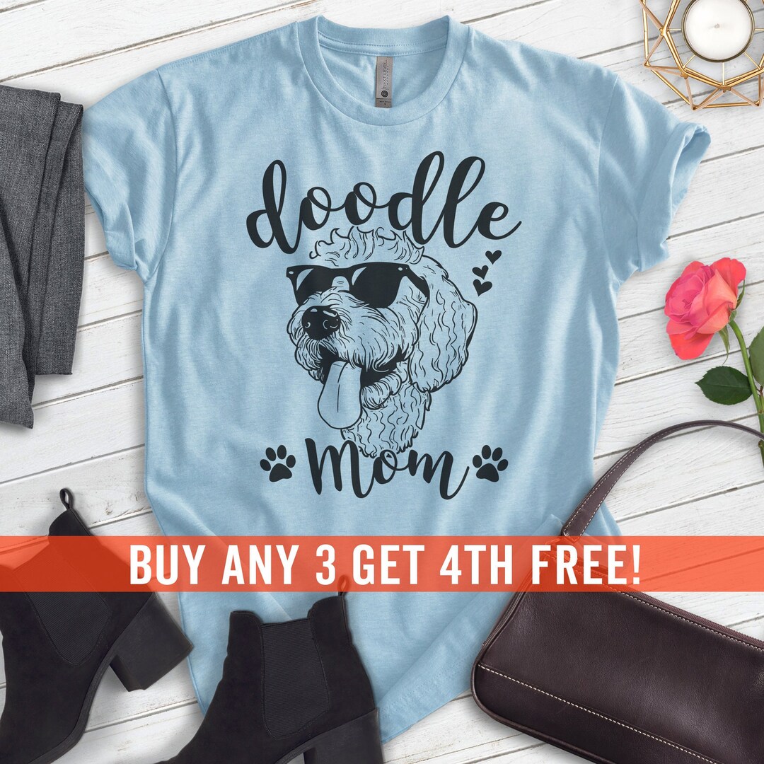 Doodle Mom T-shirt, Unisex Women's Shirt, Golden Doodle Owner, Best Dog ...