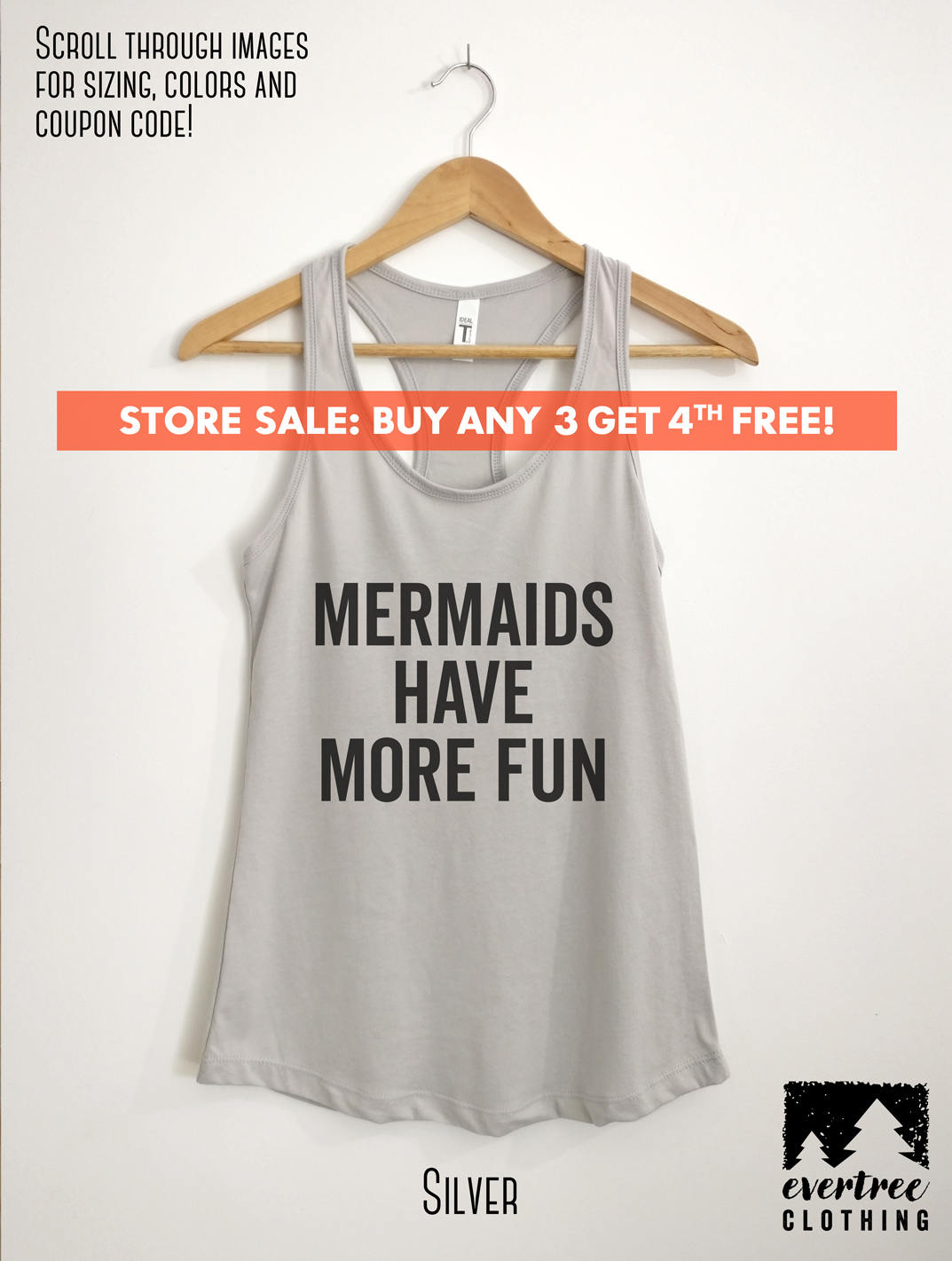 Mermaids Have More Fun Tank Top Ladies Beach tank Womens | Etsy