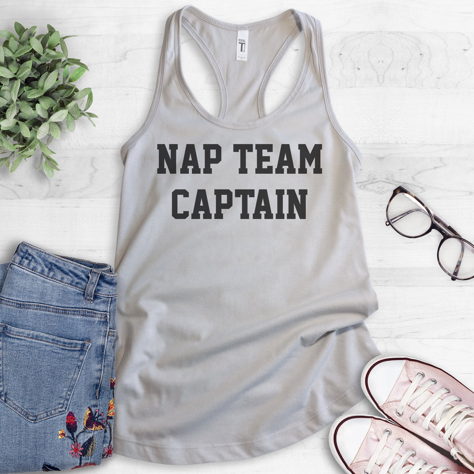 Nap Team Captain Tank Top Ladies Workout Yoga Tank Top Gym - Etsy