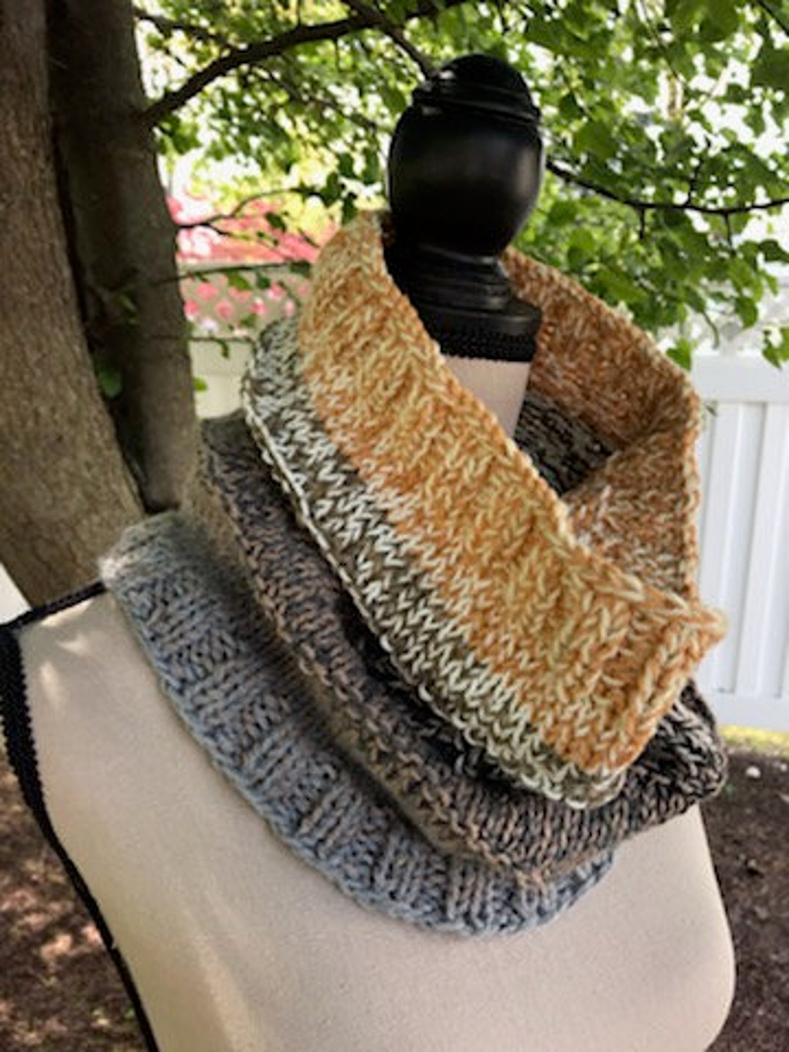 The Whiskey Barrel Cowl Knit Pattern - Etsy