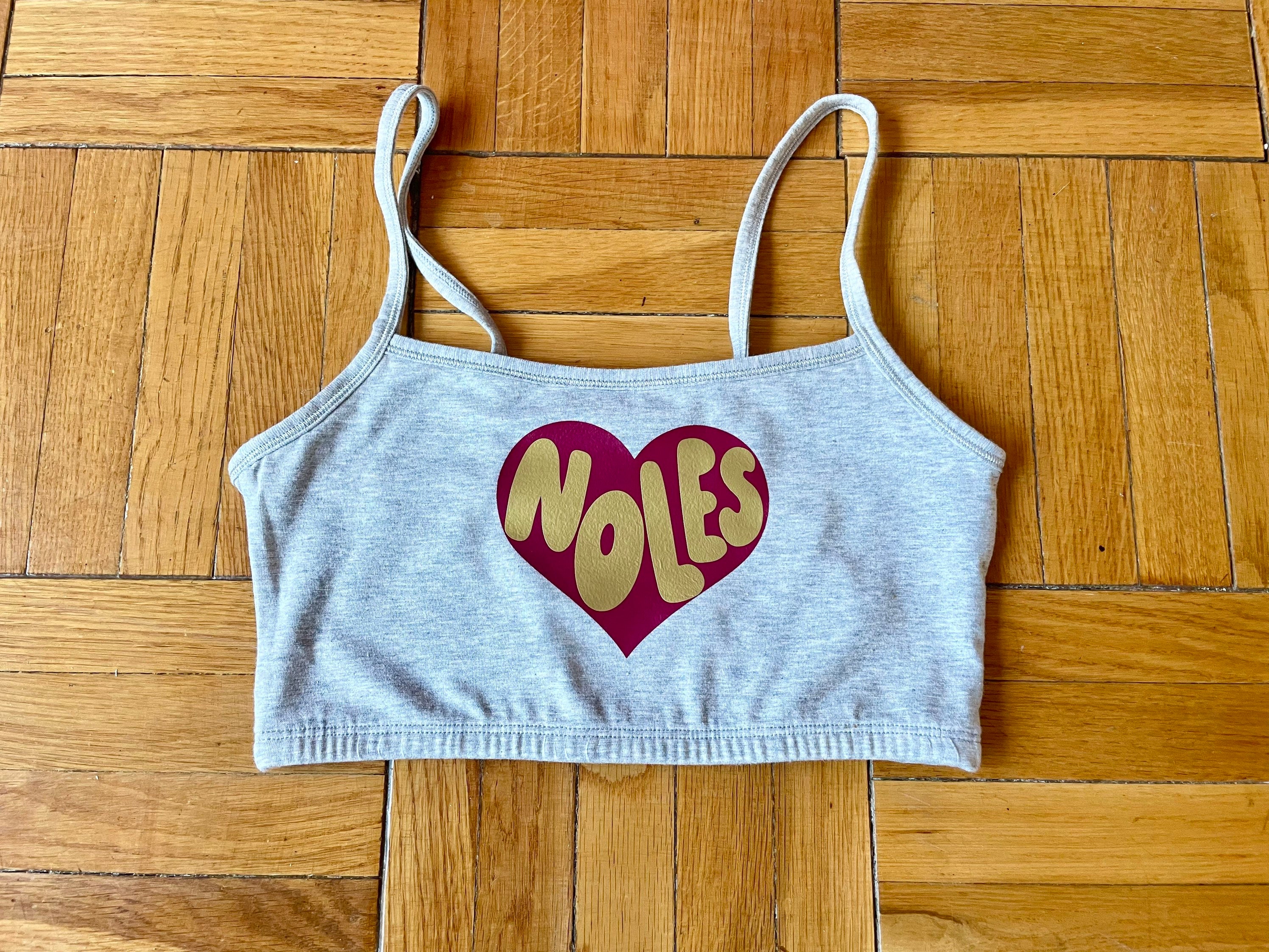 CUSTOM COLLEGE APPAREL Tailgate Tank Top Grey Heart Tank - Etsy