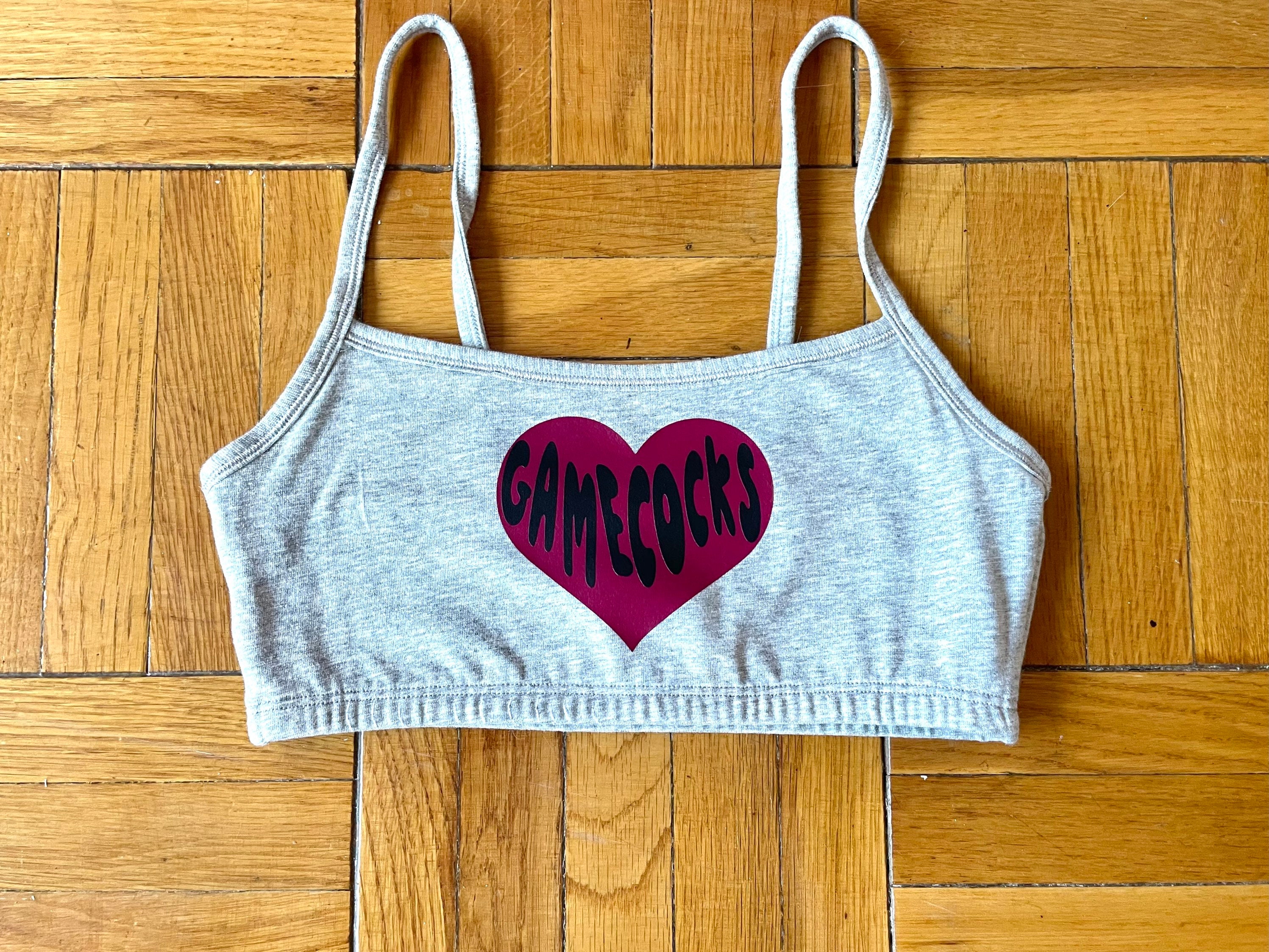 CUSTOM COLLEGE APPAREL Tailgate Tank Top Grey Heart Tank - Etsy