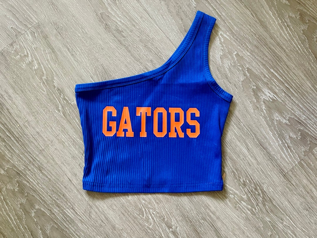 Custom Tailgate Tank Top UF University of Florida One Shoulder Tailgate ...