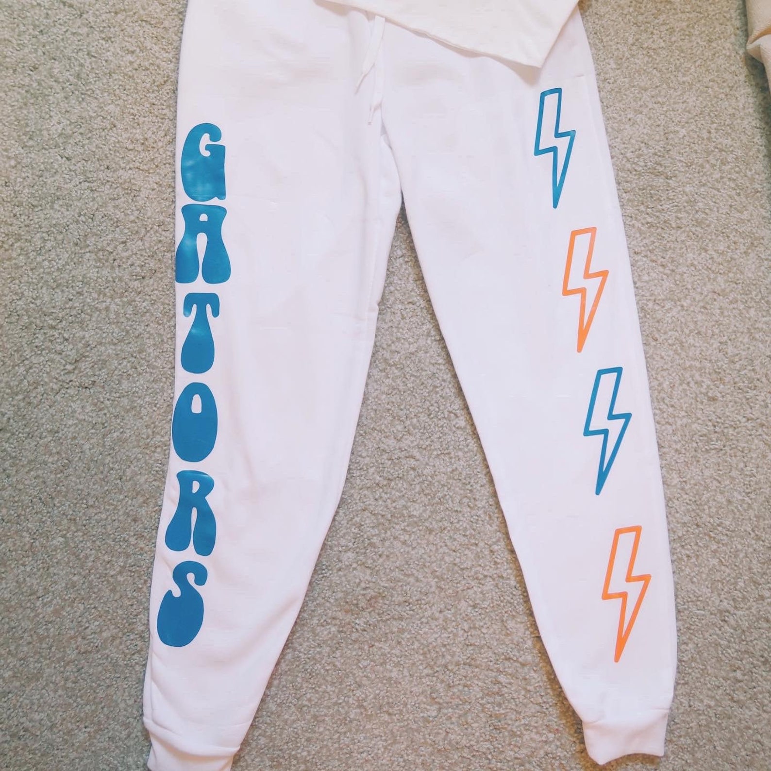 Custom College Sweatpants Any School Any Color Uf Fsu - Etsy