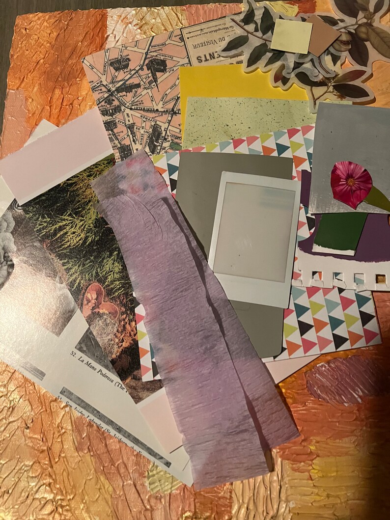 Mixed Collage Paper Set - Etsy