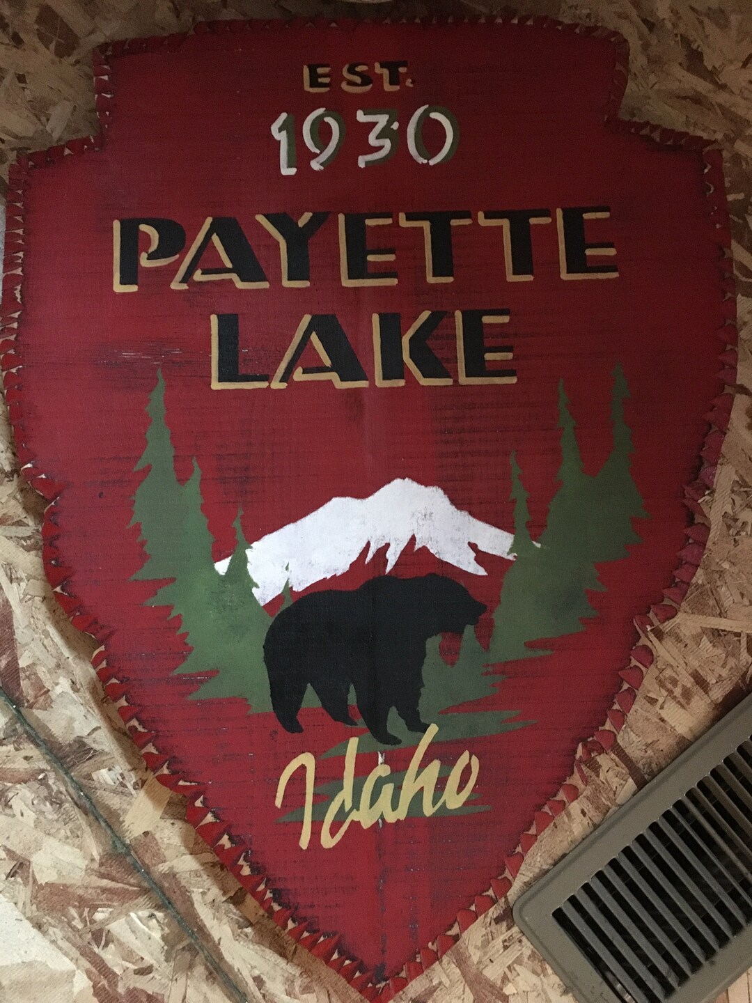 Payette Lake, Idaho Park Shield, Boating Recreation, Golfing, Shore ...