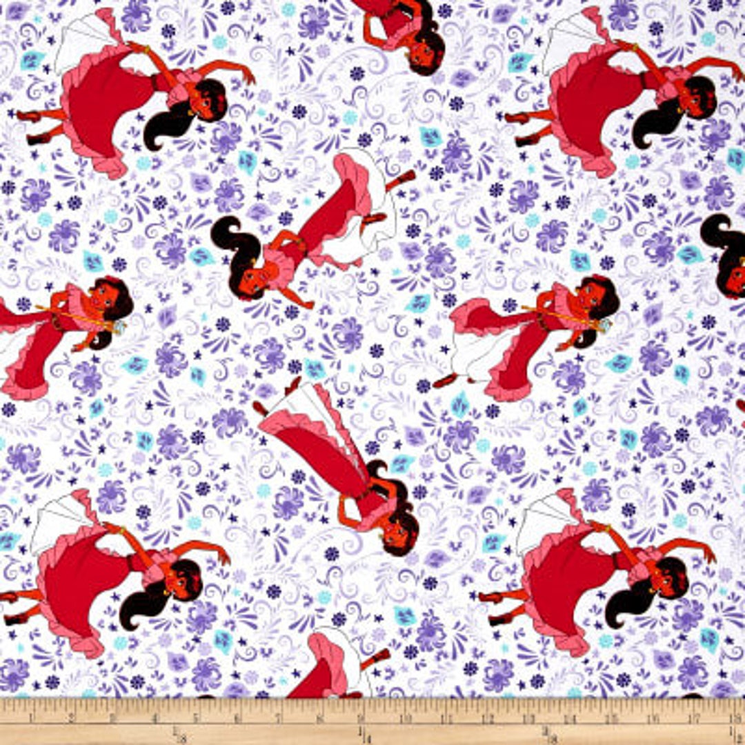 Disney Elena of Avalor Poses Light Purple by Springs Creative Fabric - Etsy