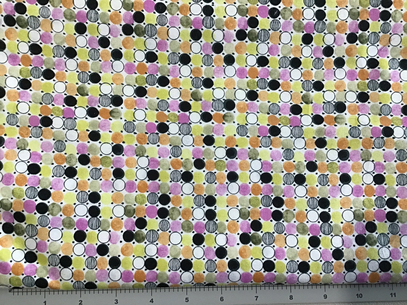 Fun Dots Cotton Fabric - Etsy