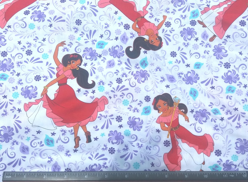 Disney Elena of Avalor Poses Light Purple by Springs Creative Fabric - Etsy