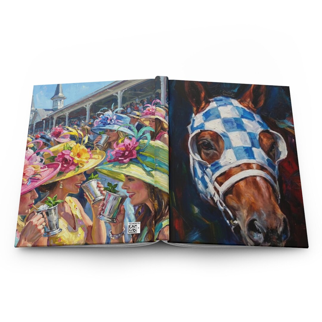Secretariat Horse Portrait Triple Crown Journal | Racing Mask Equine ...