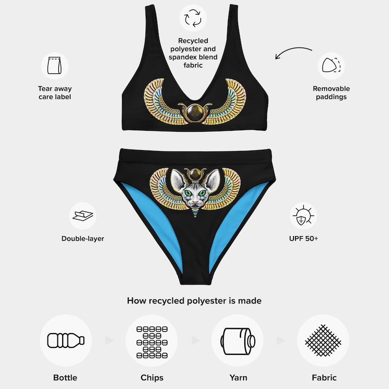 Egyptian Goddess Bikini, Egyptian Cat Bikini, Sphynx Cat Bikini, Cornish Rex, Tomb Cat Bikini ...