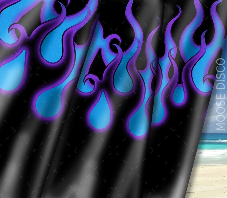 Blue Flames Bikini Fire Bikini Mardi Gras Bikini, Ideal Festival Bikini ...