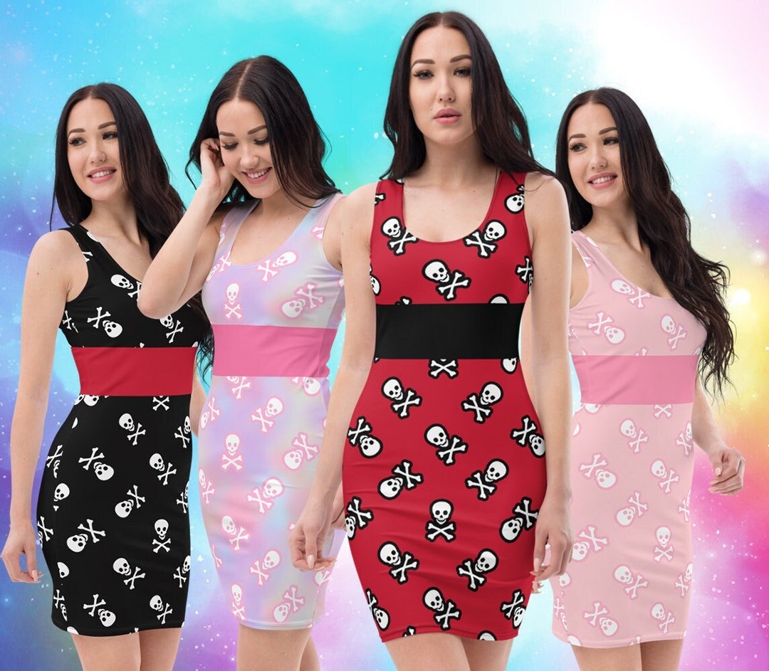 A Selection of 1950s Jolly Roger Dresses With Faux High Waisted Look ...