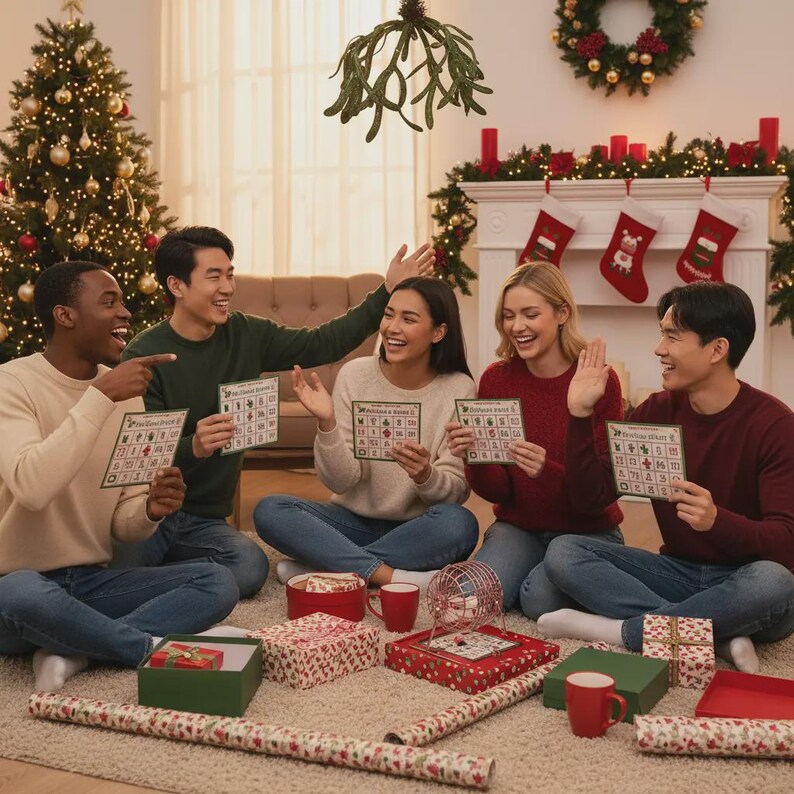 Mistletoe Match Bingo: Your Holiday Plans Need This Fun & Festive Game ...
