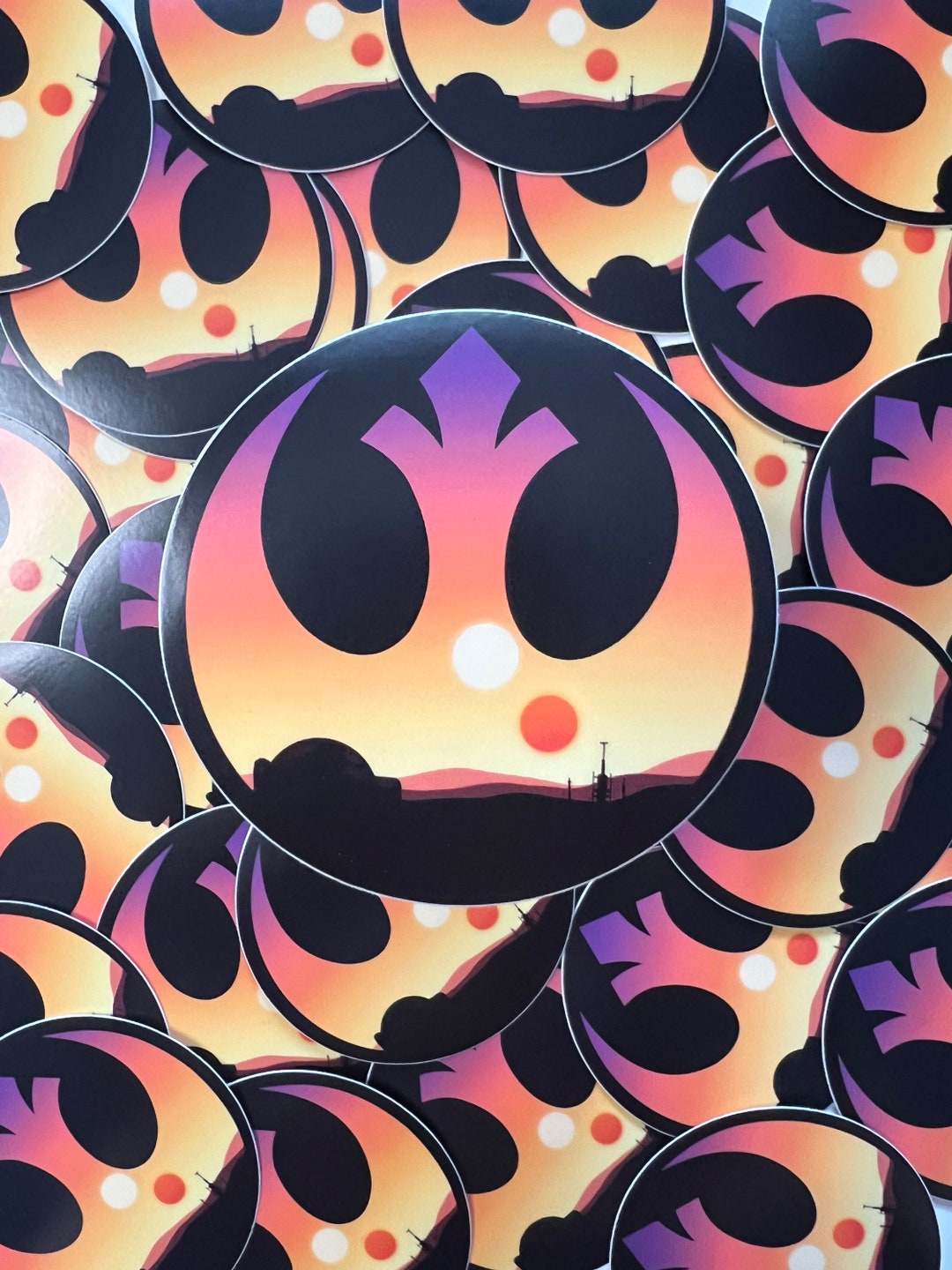 Binary Sunset Vinyl Sticker, Tatooine, Star Wars, Rebel Alliance ...