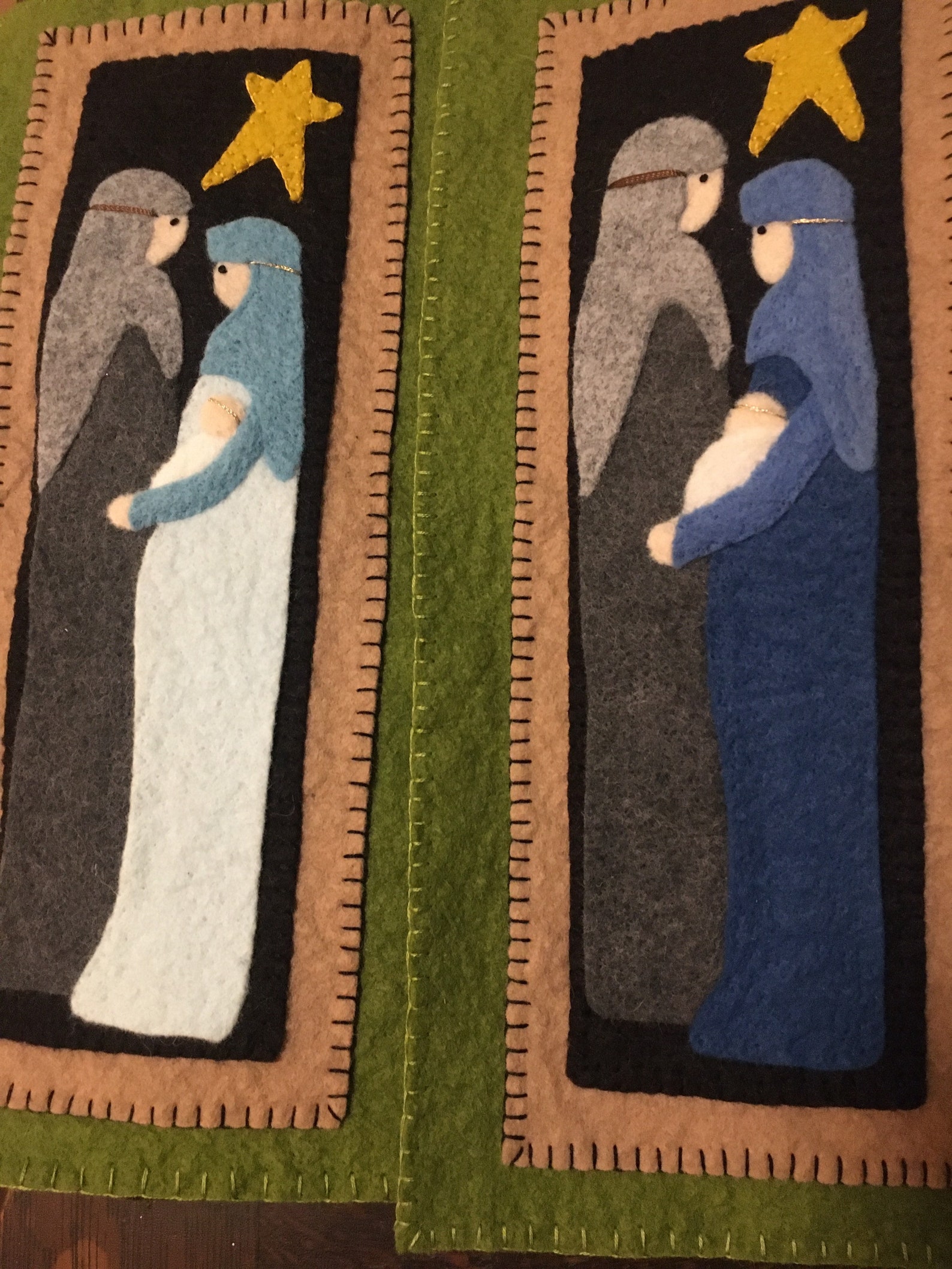 Wool Felt Nativity Wall Hanging Wool Felt Christmas Banner - Etsy
