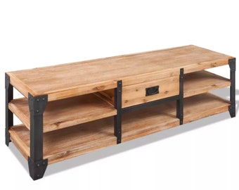 Industrial Media Console | Etsy