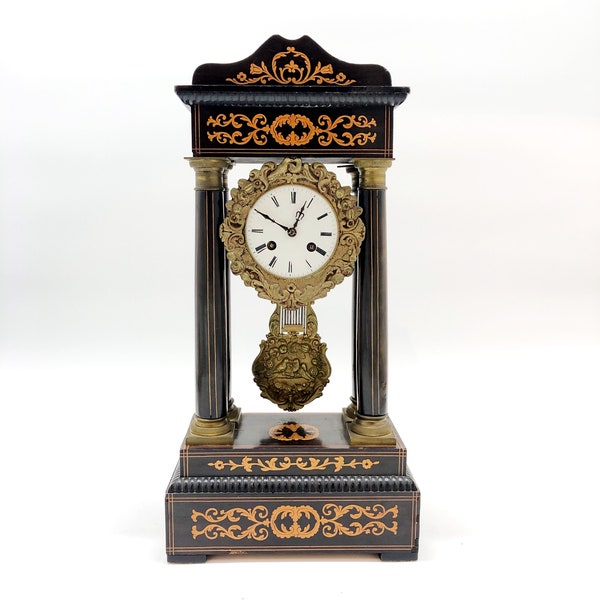Antique Portico Clock - Etsy